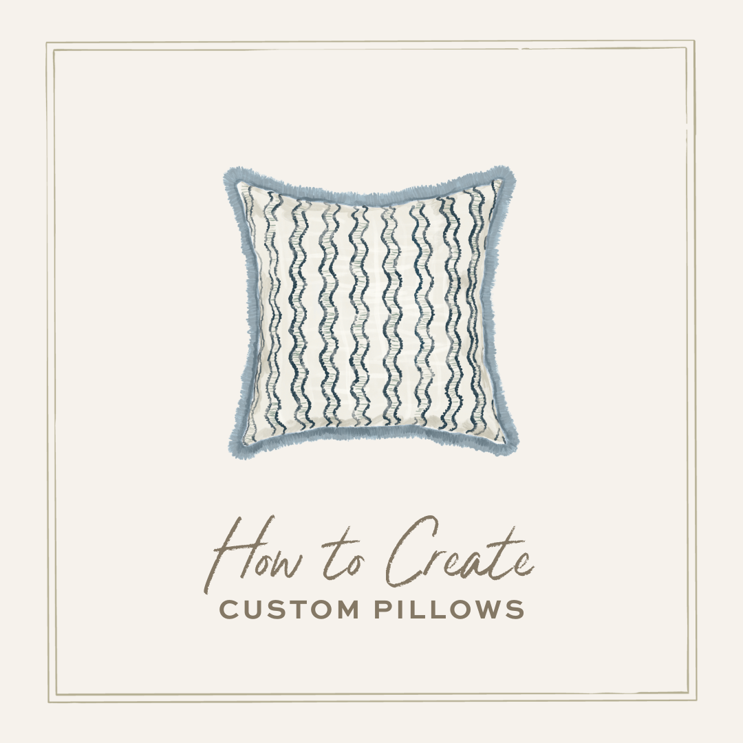 How To Create A Custom Pillow | Pepper Home