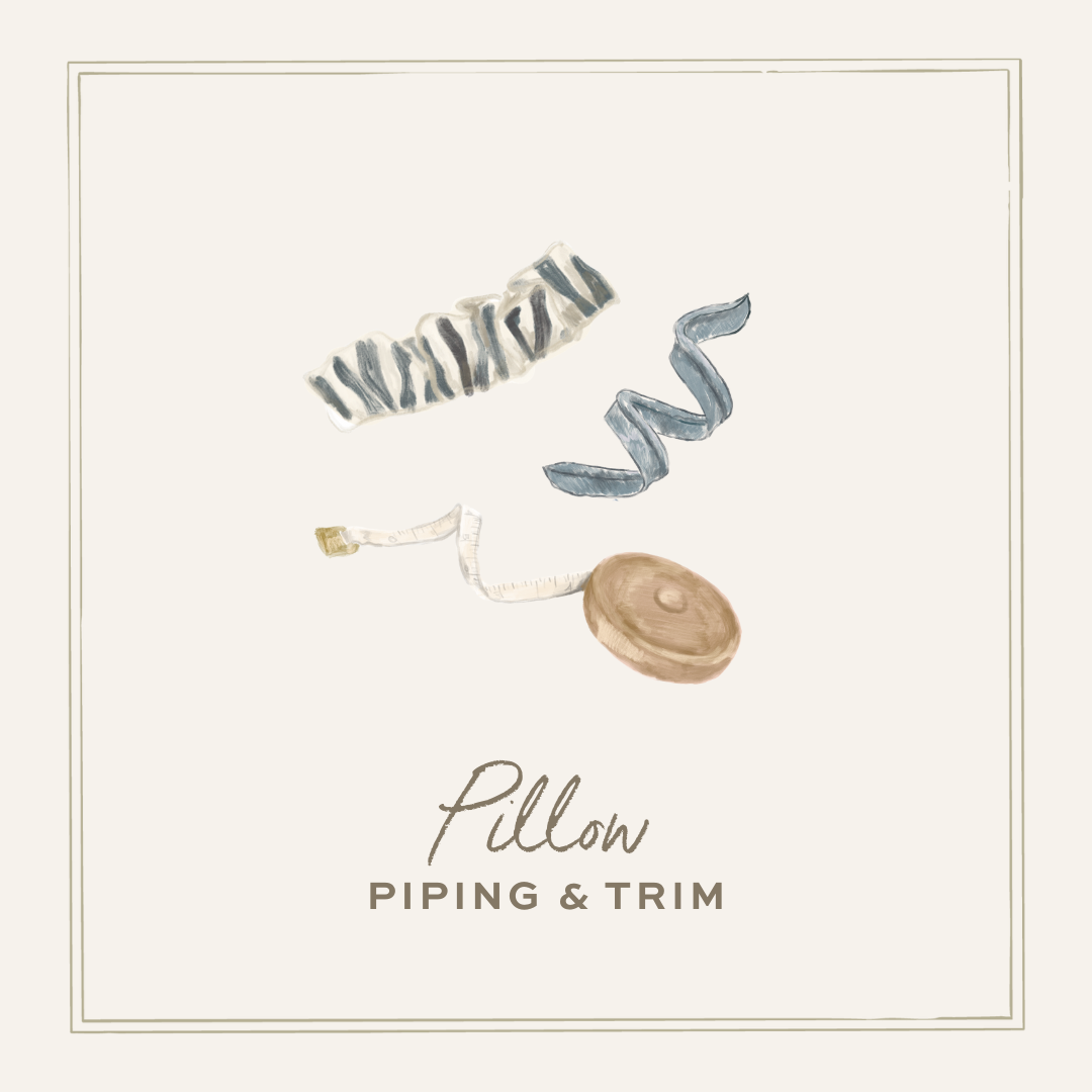 Pillow Piping and Trim Guide | Pepper Home