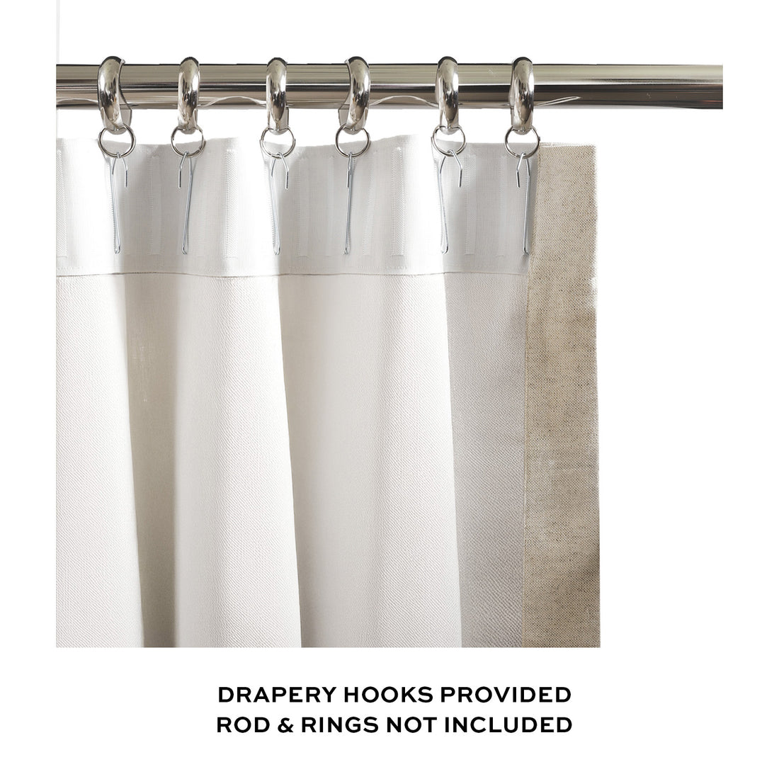 Custom Linen Blend Curtains With Trim Options | Pepper Home