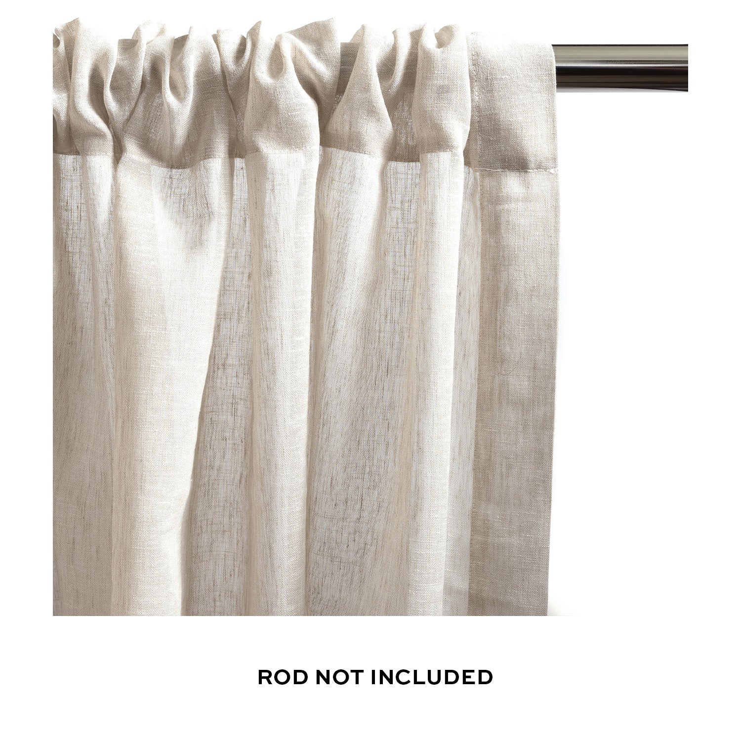 Custom Sheer Curtains: Madeline Flour, Cream - Pepper Home