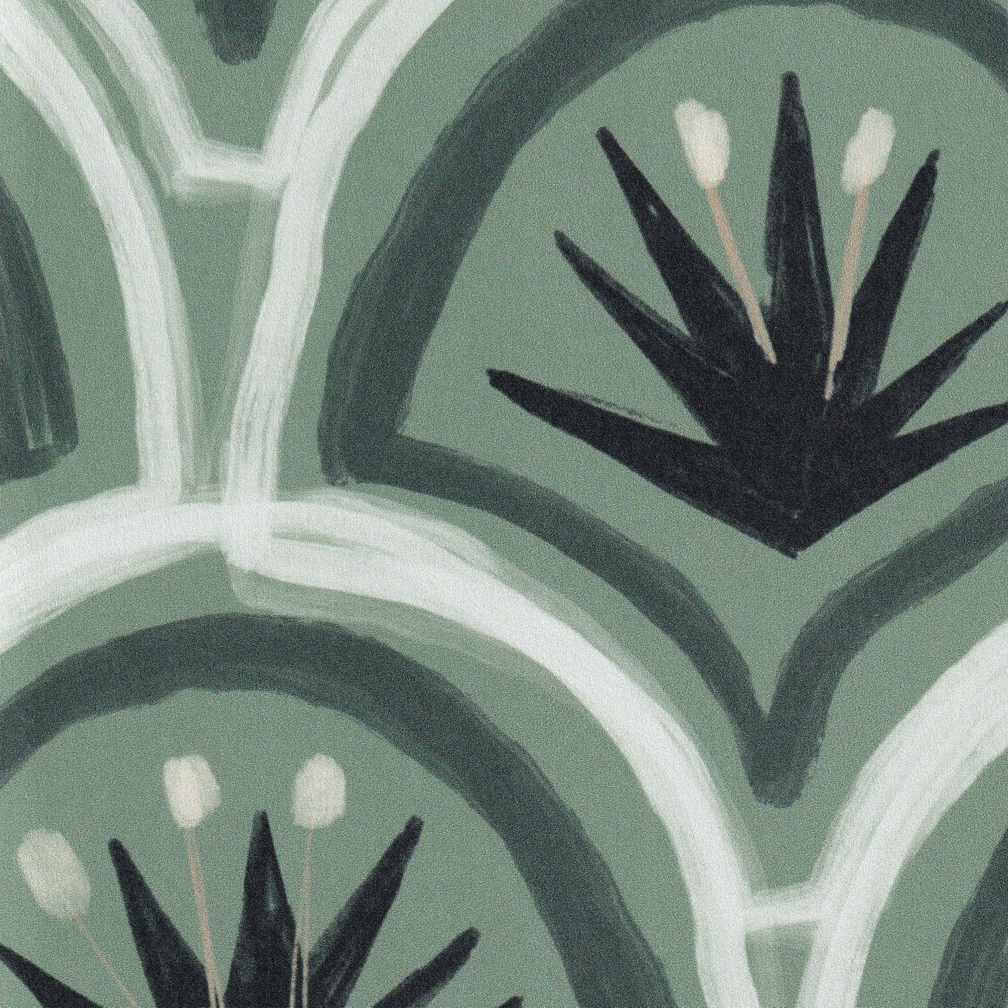 Green Wallpaper for Living Room or Children's Room | Pepper Home