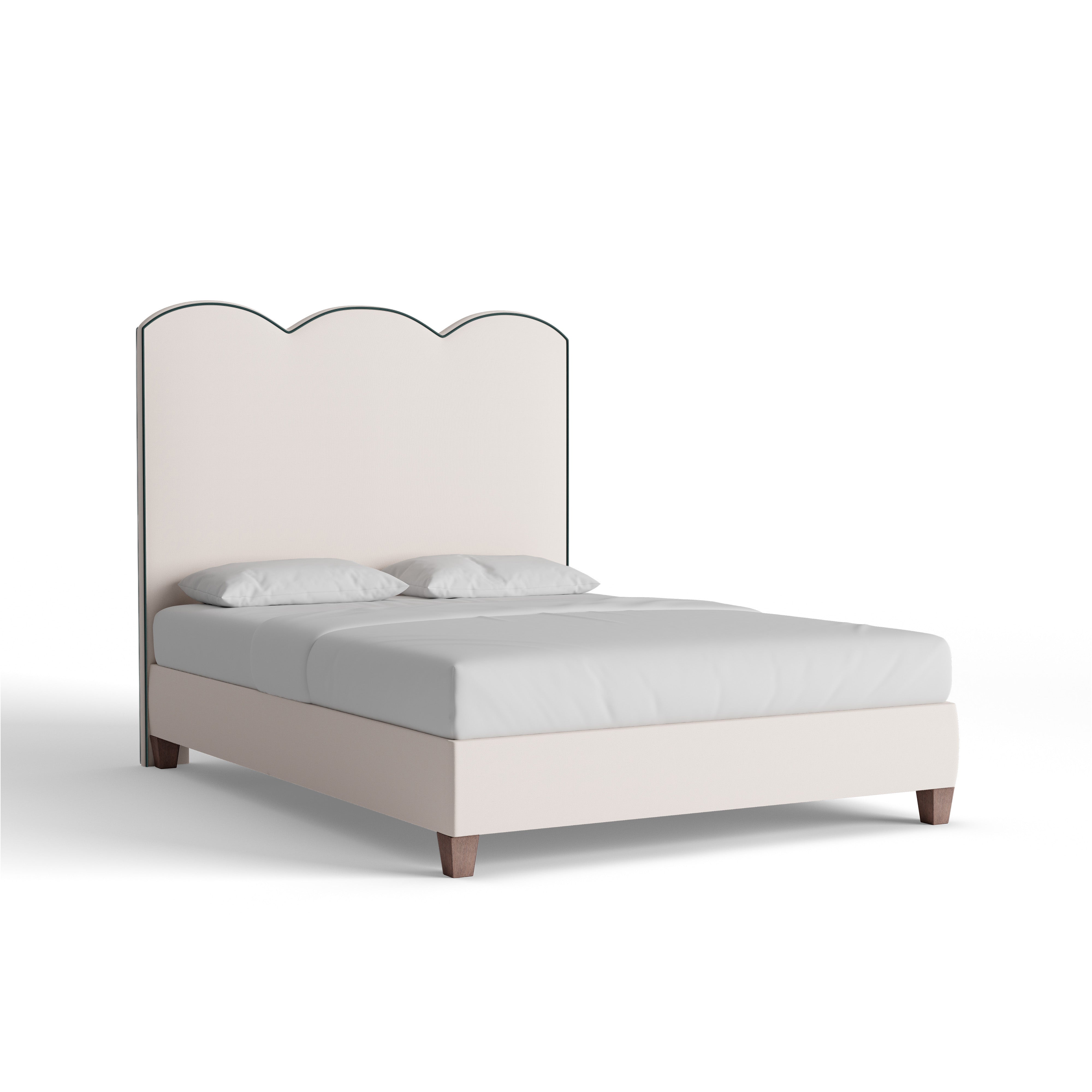 Theodora Bed in Oat Linen - Pepper Home