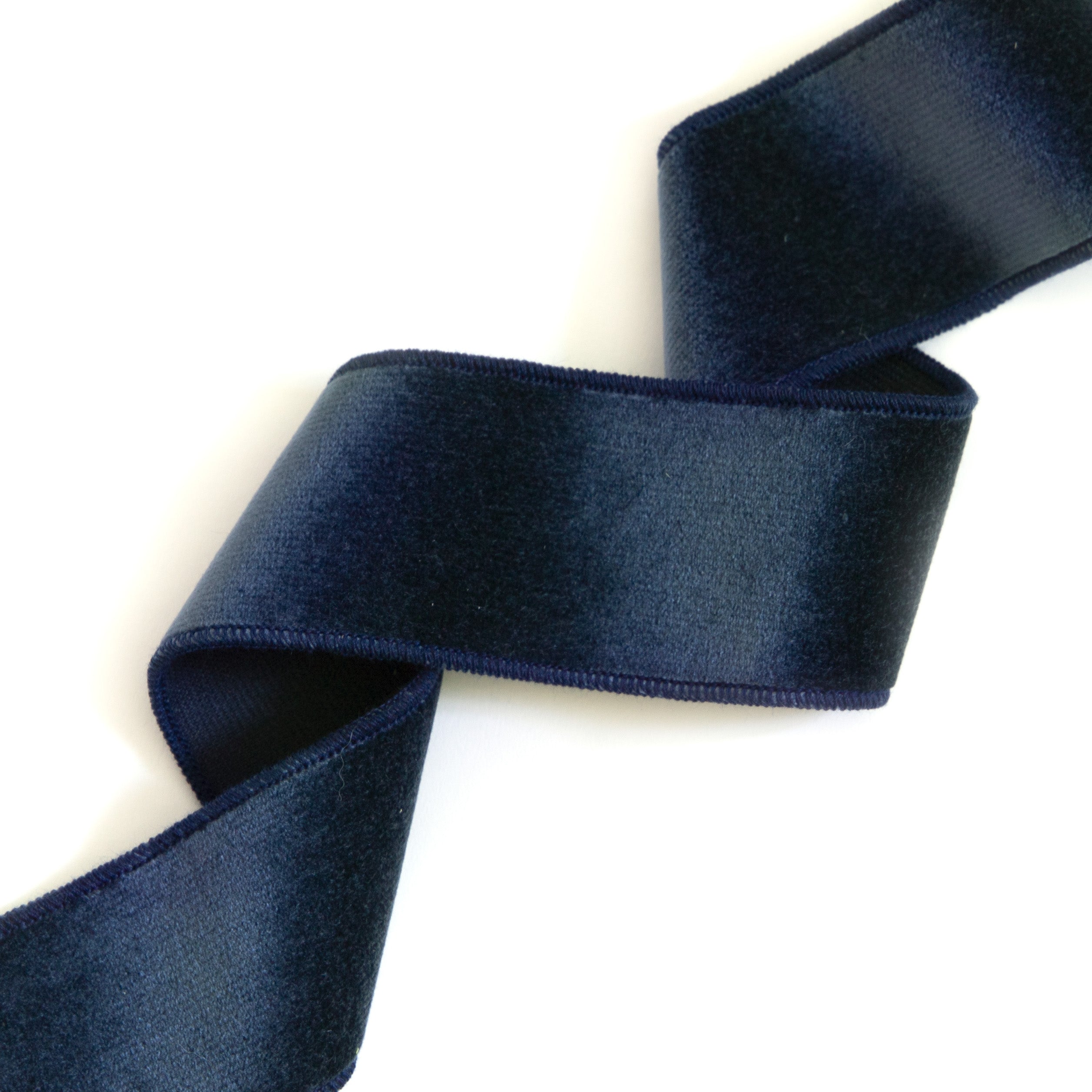 Navy Blue Velvet Band | Pepper Home