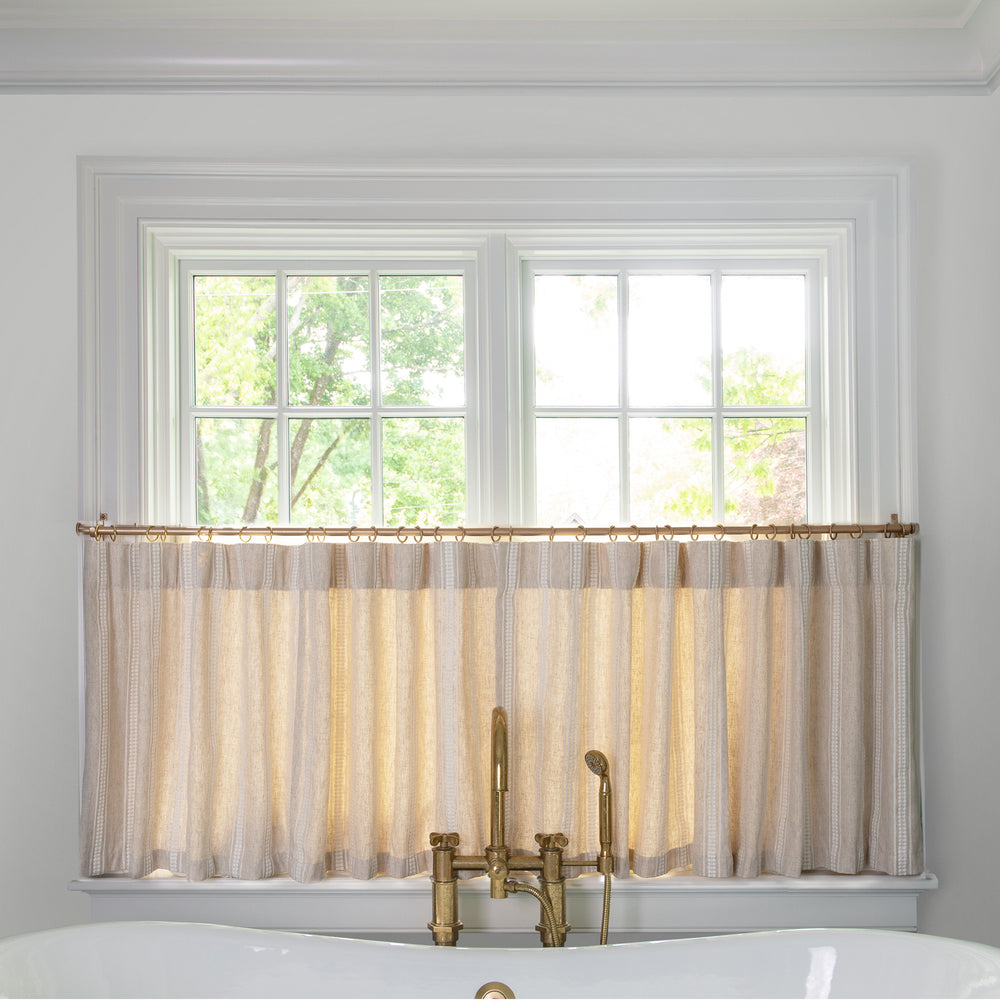 Custom Cafe Curtains for Kitchen & Bathroom | Pepper Home