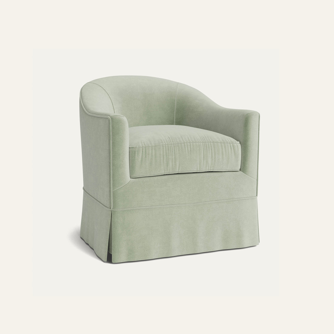 Upholstered Chair: Adeline in Laurel Velvet | Pepper Home