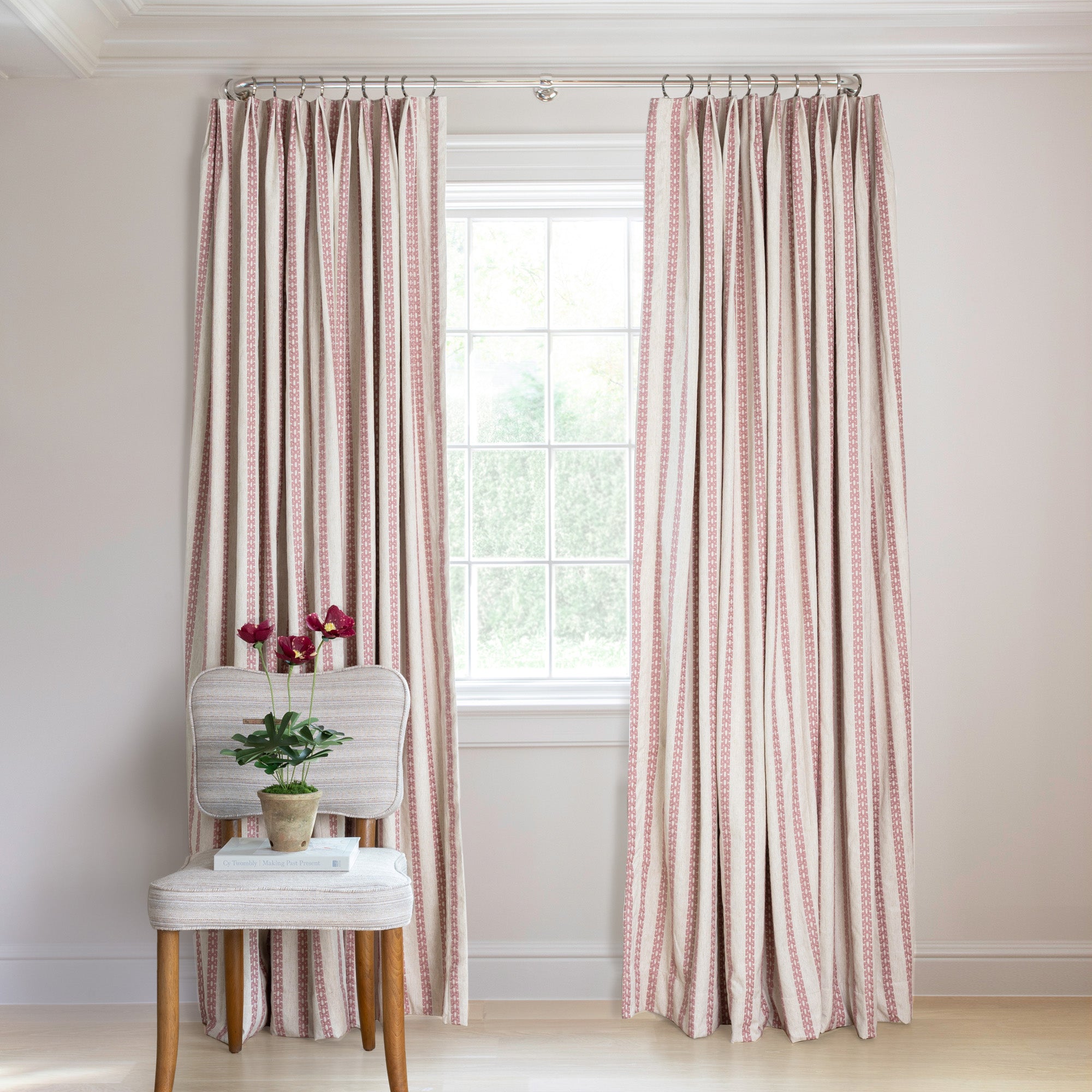 Embroidered Curtains: Lilith Orchid | Pepper Home