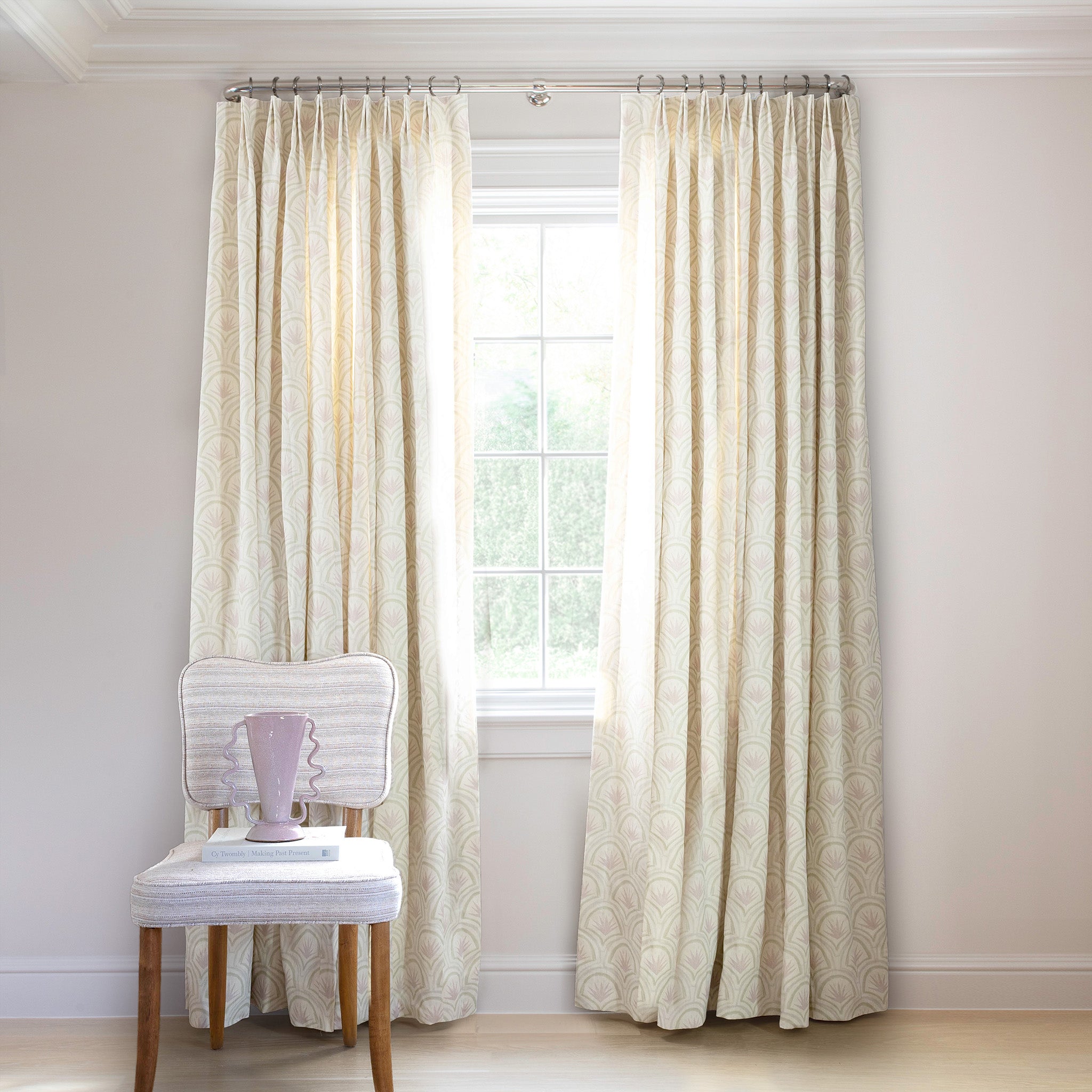 Custom Art Deco Curtains: Thatcher Rose | Pepper Home