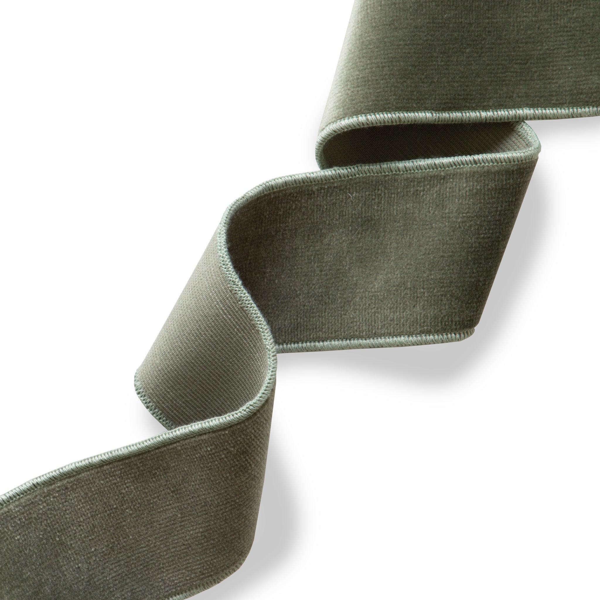 Fern Green Velvet Band Sample | Pepper Home