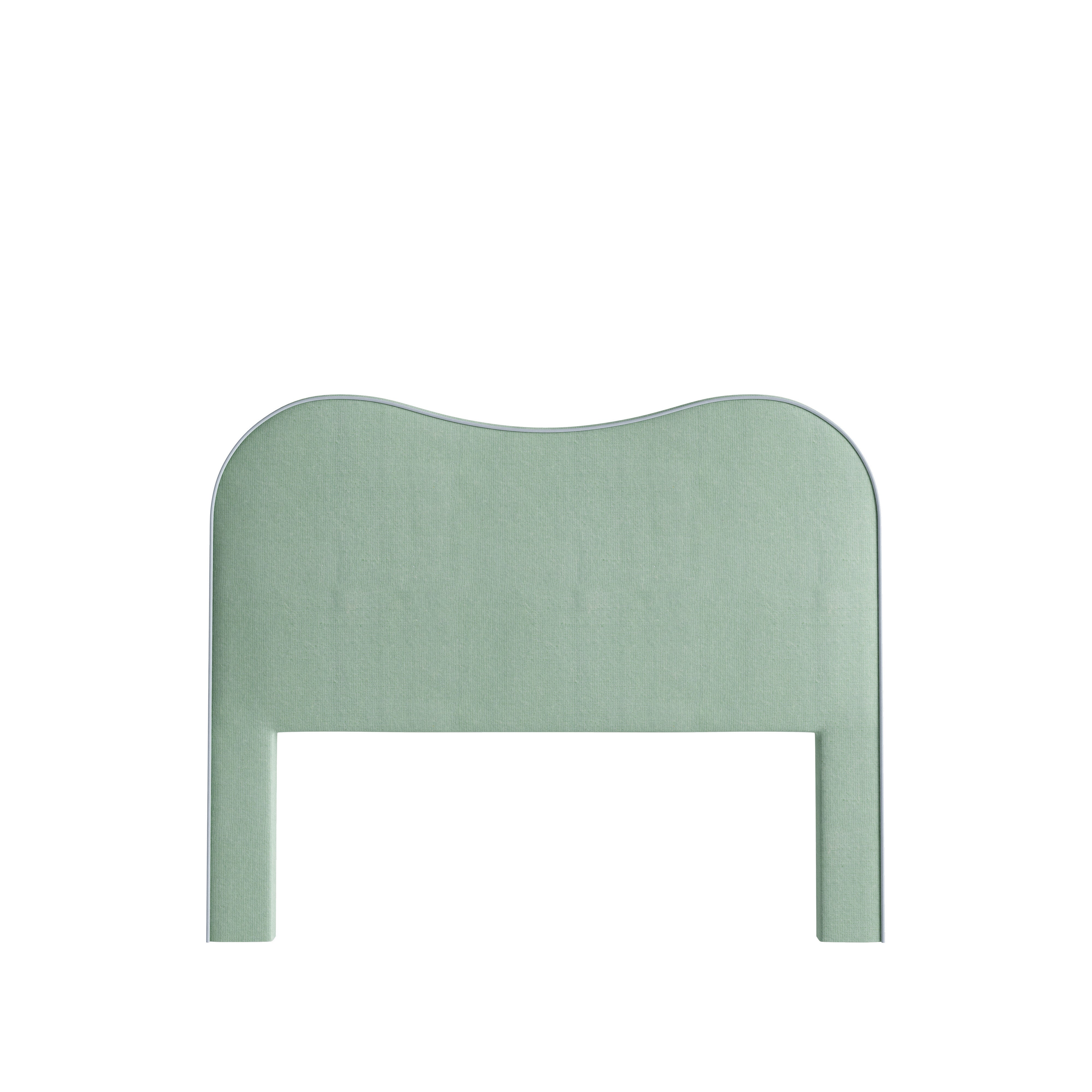 Green Velvet Custom Headboard: Sea Salt Velvet | Pepper Home