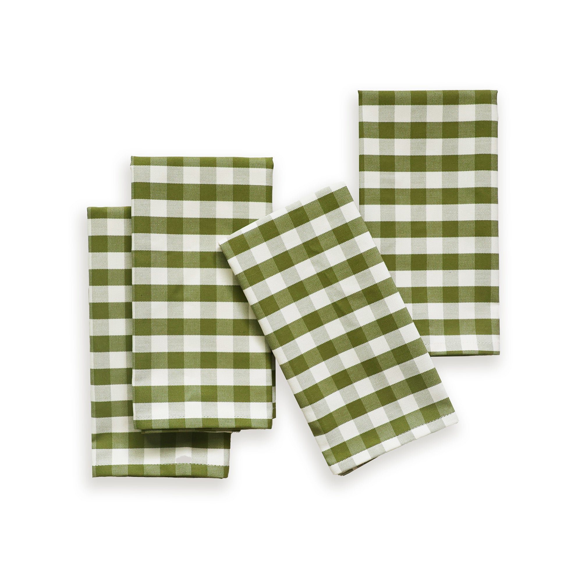 Green Gingham Napkins | Pepper Home