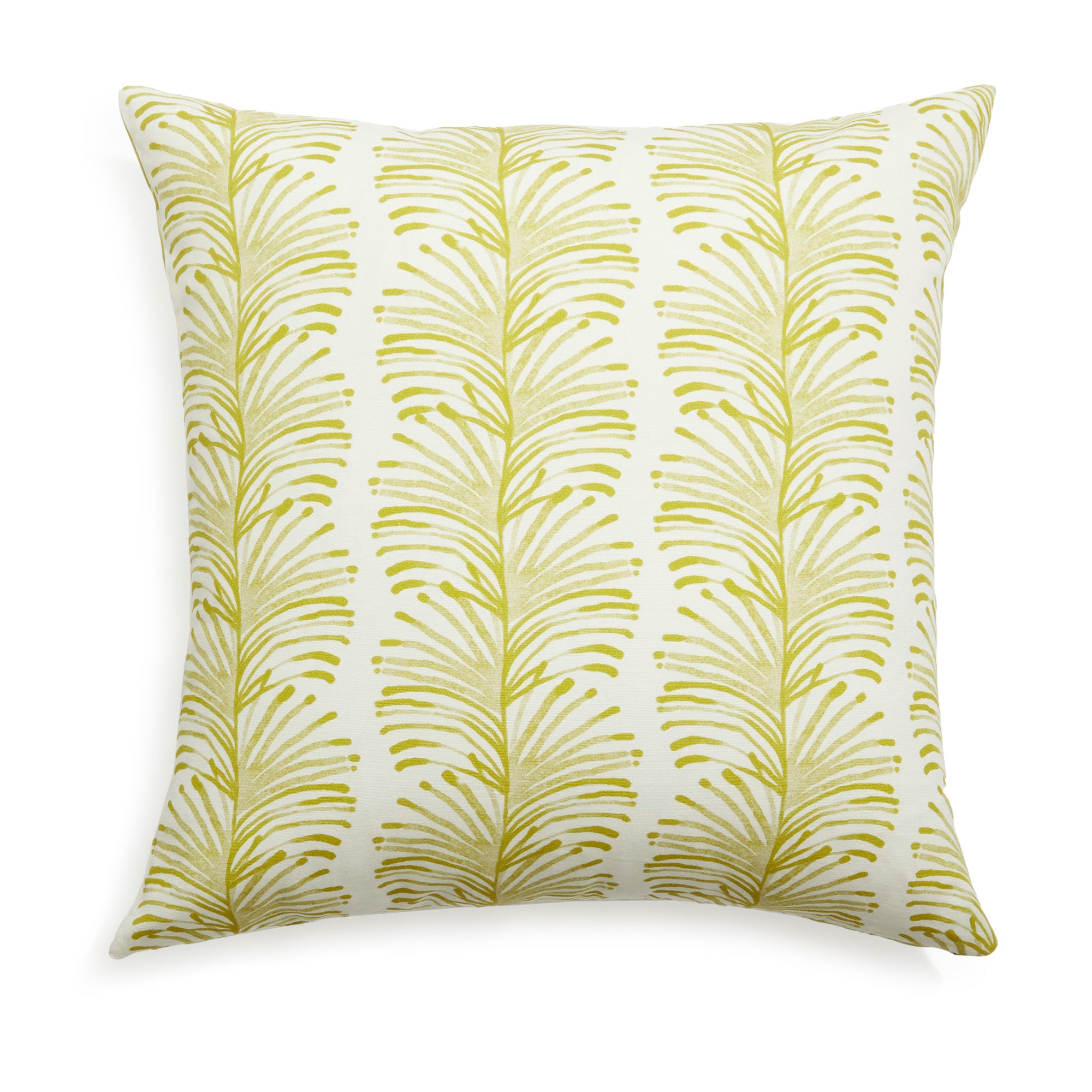Custom Yellow Stripe Chartreuse Pillow - Pepper Home