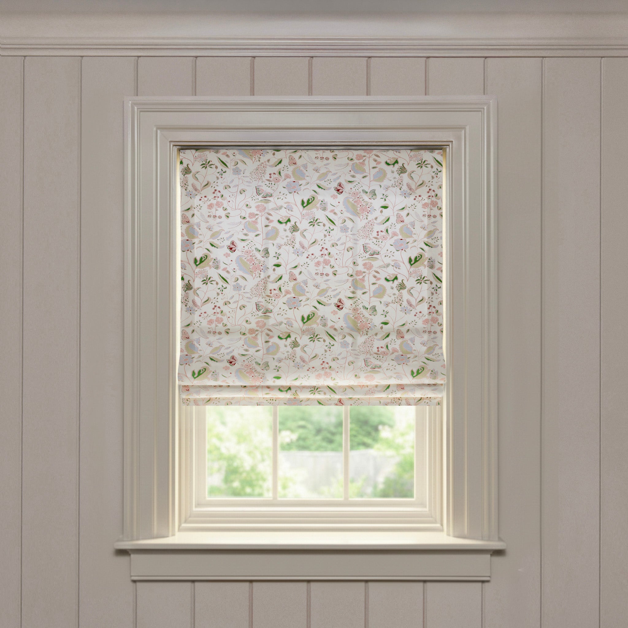Gemma Rose Roman Shade | Pepper Home