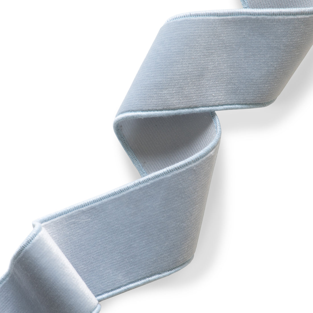 Sky Blue Velvet Band Trim | Pepper Home