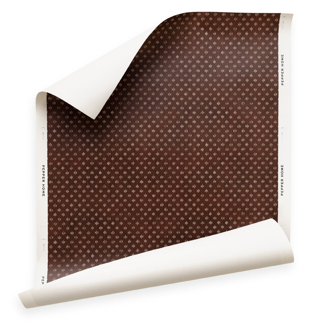 Brown Wallpaper: Maude Mahogany | Pepper Home