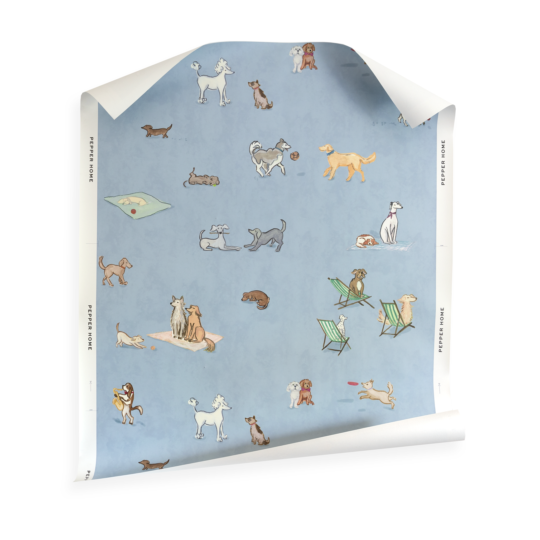 Dog Wallpaper: Pippa Powder | Pepper Home