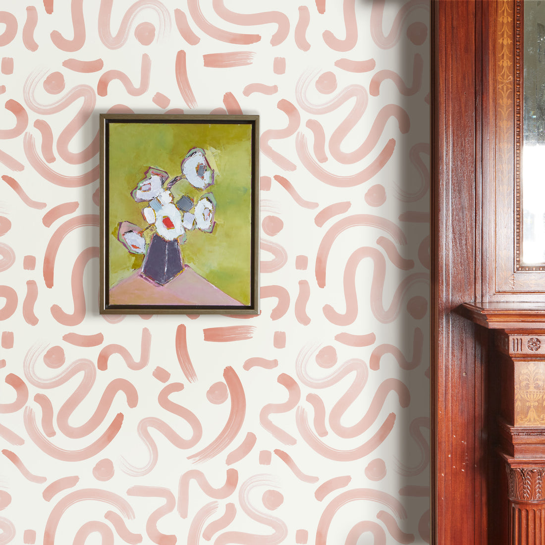 Custom Pink Wallpaper - Pepper Home